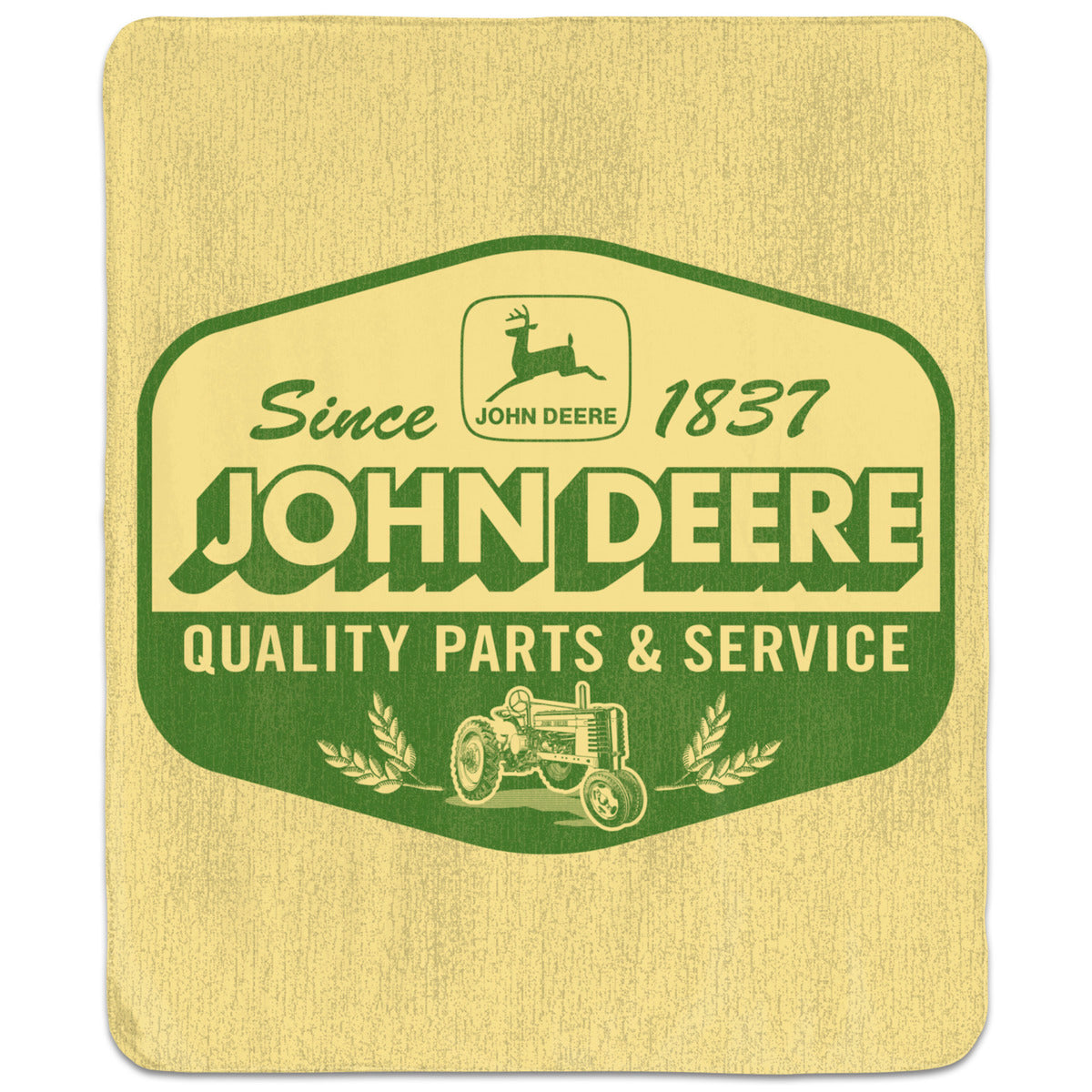 JD Retro Badge 50x60 Blanket – mygreentoy.com